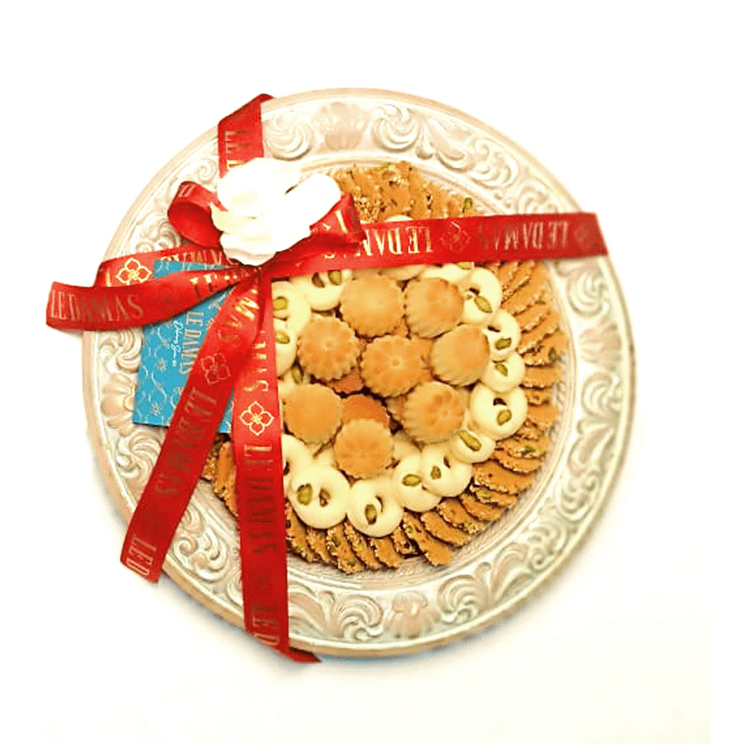 Mix Nawashef Green Plate | Le Damas Traditional Sweets – 700g